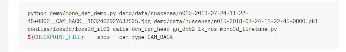 no nuscenes json file in demo/data · Issue #2533 · open-mmlab/mmdetection3d · GitHub