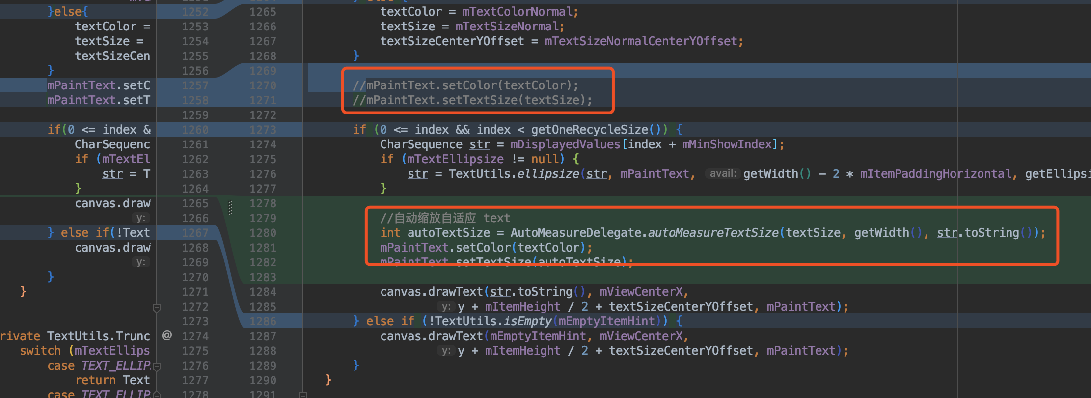 自适应文本大小 by uni7corn · Pull Request #55 · Carbs0126/NumberPickerView · GitHub