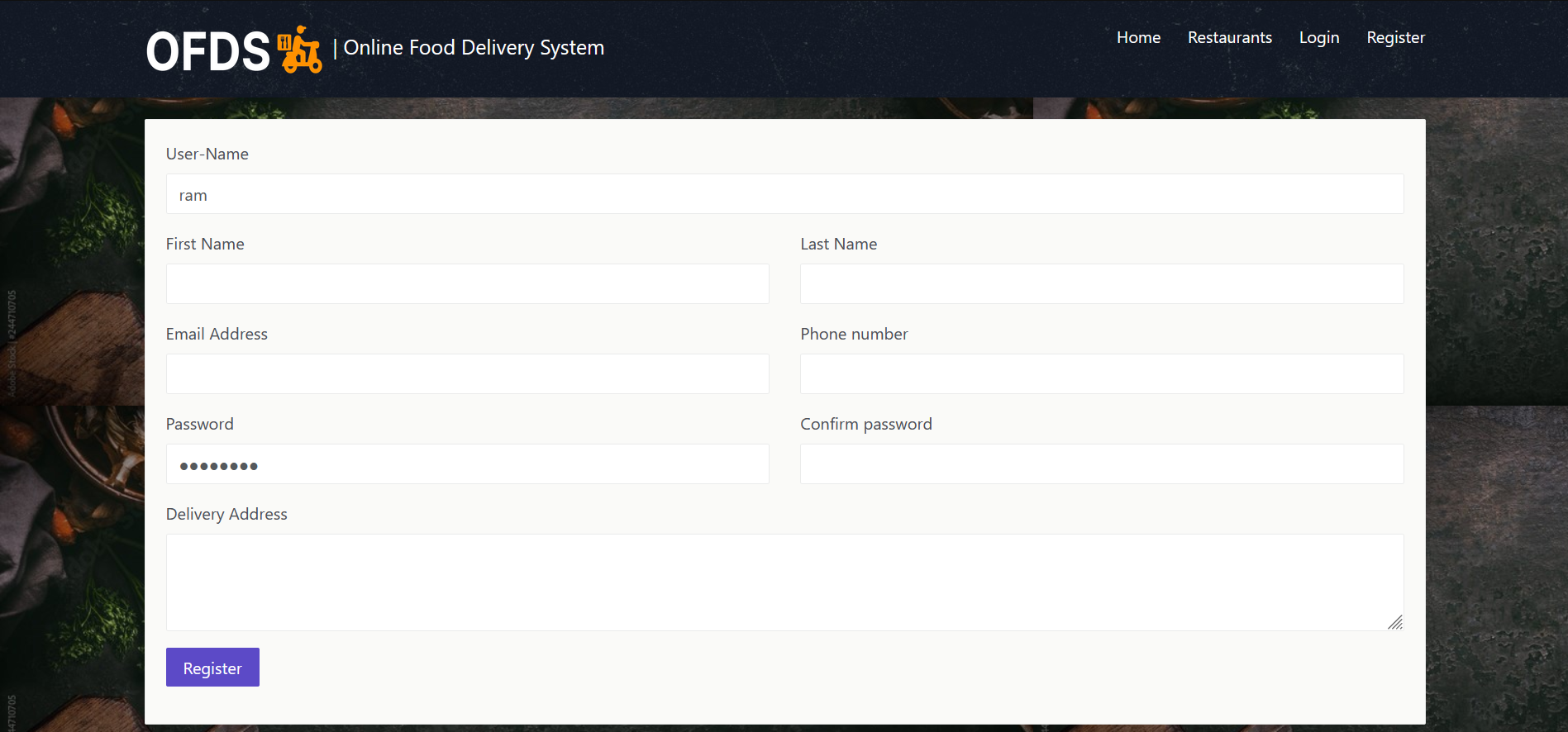 GitHub - ramselvaraj/Online-Food-Delivery-System_SE_UE20CS303