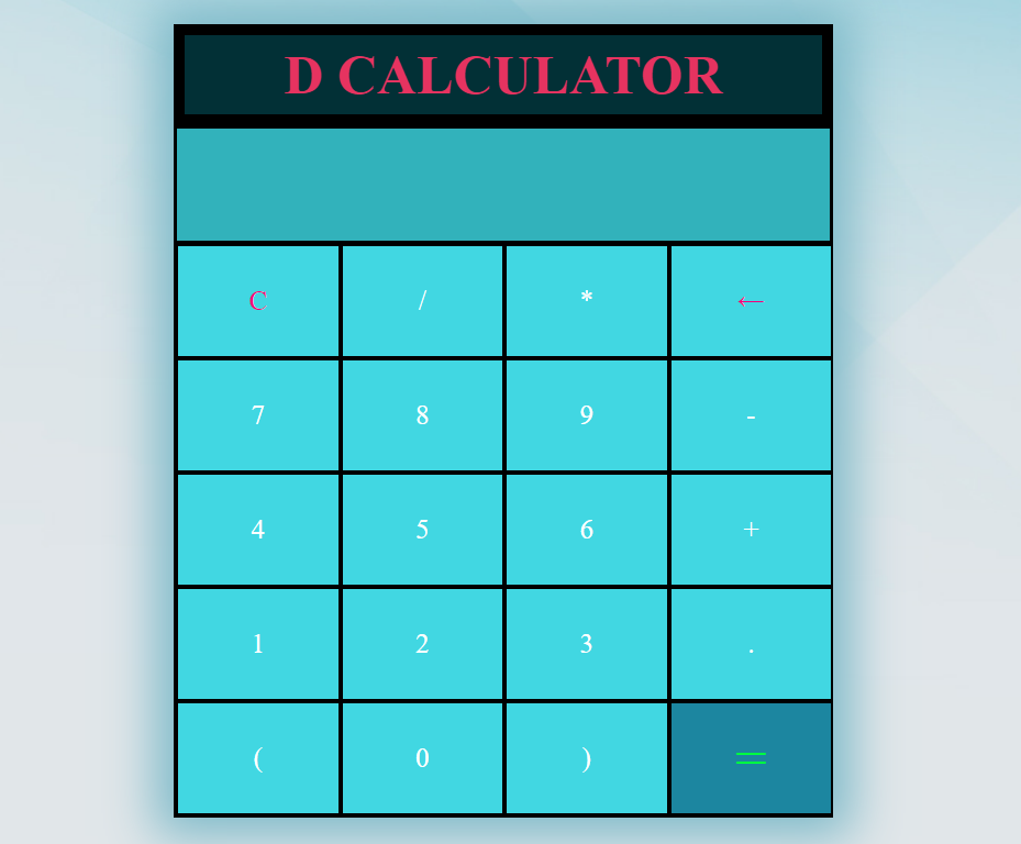 GitHub - dwasd7/Simple-Calculator: Simple Calculator Using Java Script ...