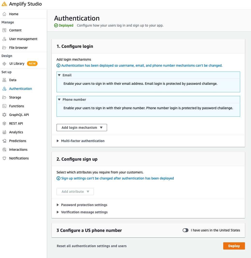 Default authorization mode Error: Network Failure · Issue #709 · aws-amplify/amplify-studio · GitHub