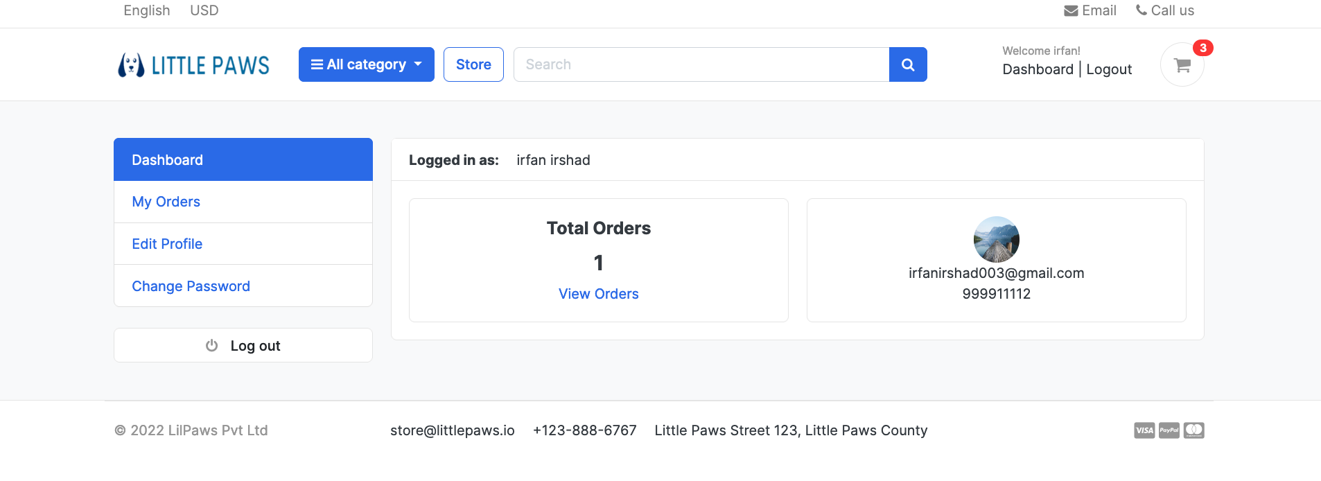 GitHub - irfanirshad/LittlePaws-Pet-Food-Store: Ecommerce application ...