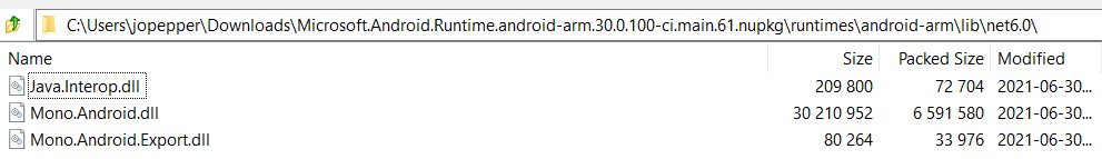 [One .NET] split up Microsoft.Android.Runtime packs · Issue #6058 · xamarin/xamarin-android · GitHub