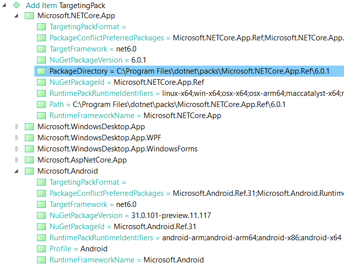 `%(TargetingPack.PackageDirectory)` blank when installed via .msi? · Issue #23562 · dotnet/sdk ...