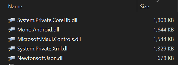 Net Maui Size Regression · Issue 519 · Dotnetandroid Libraries · Github
