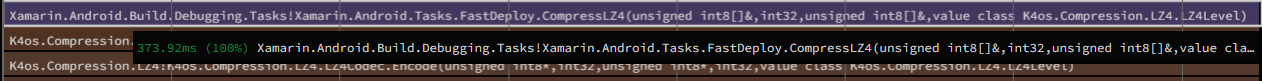 First Deploy: Investigate time spent with LZ4 · Issue #7572 · dotnet/android · GitHub