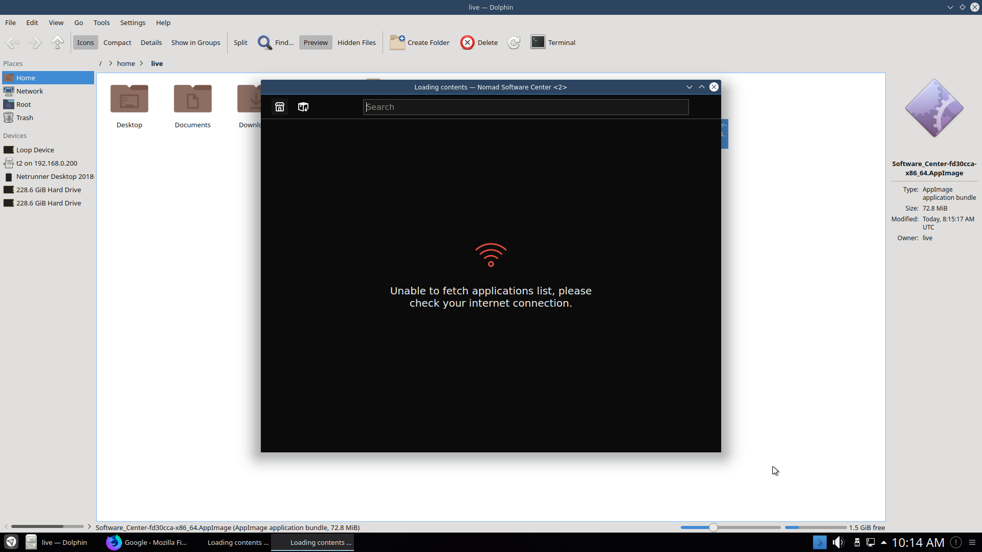 Appimage Network errors · Issue #33 · Nitrux/nx-software-center · GitHub