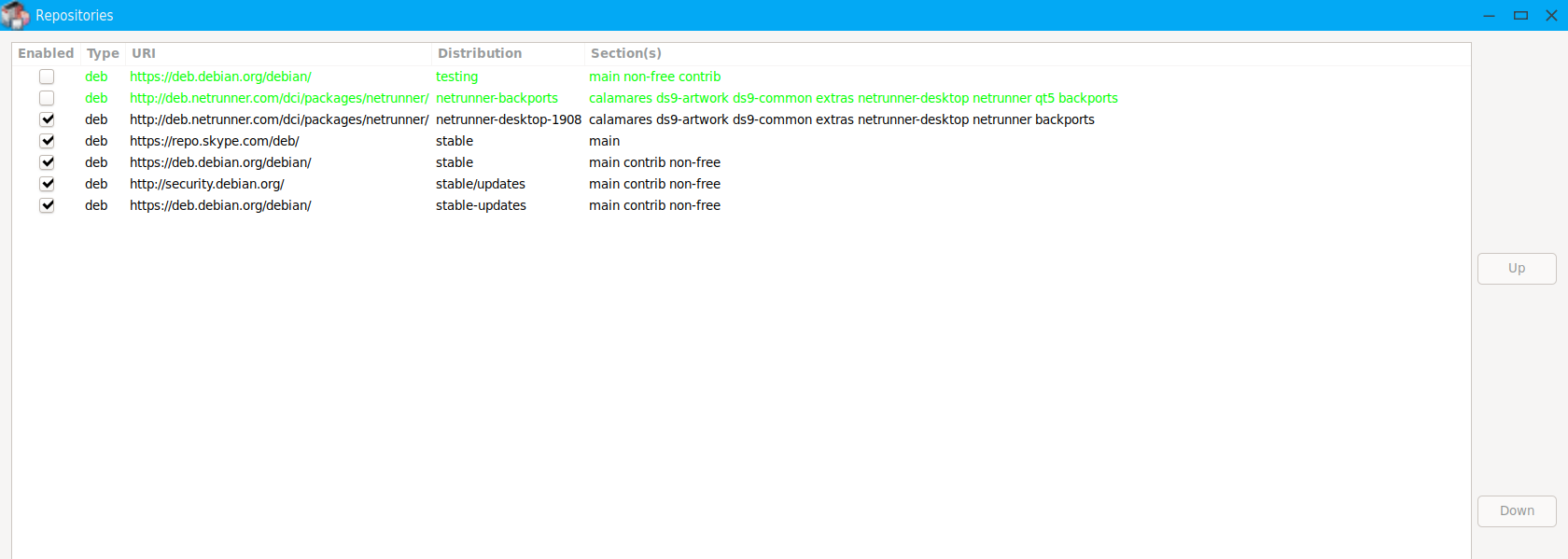 repos: add stable backports, but disabled · Issue #43 · blue-systems/netrunner-next · GitHub
