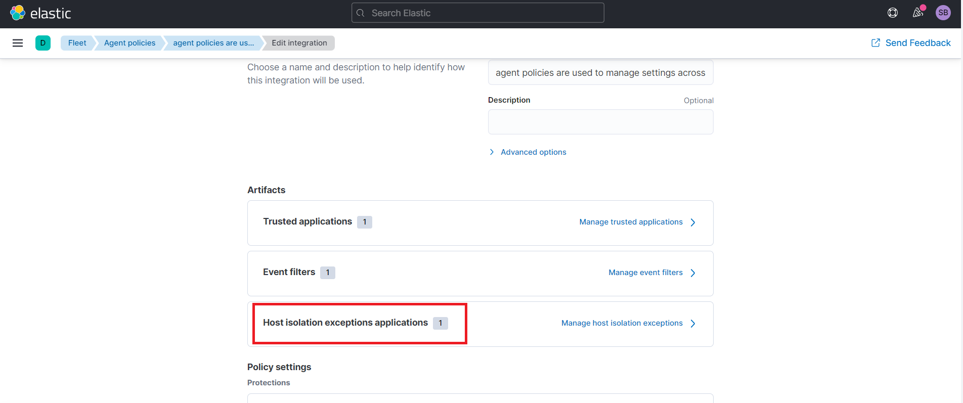 [Security Solution]: Under `Endpoint Security integration` wrong name shows for `Host Isolation ...