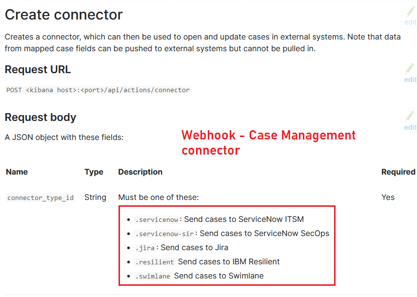 [BUG]: Missing type id for webhook case management connector. · Issue #2411 · elastic/security ...
