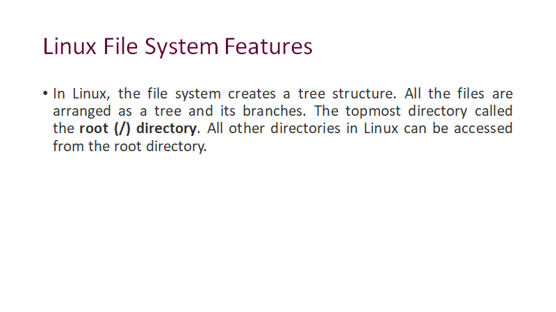 Linux Directory Commands