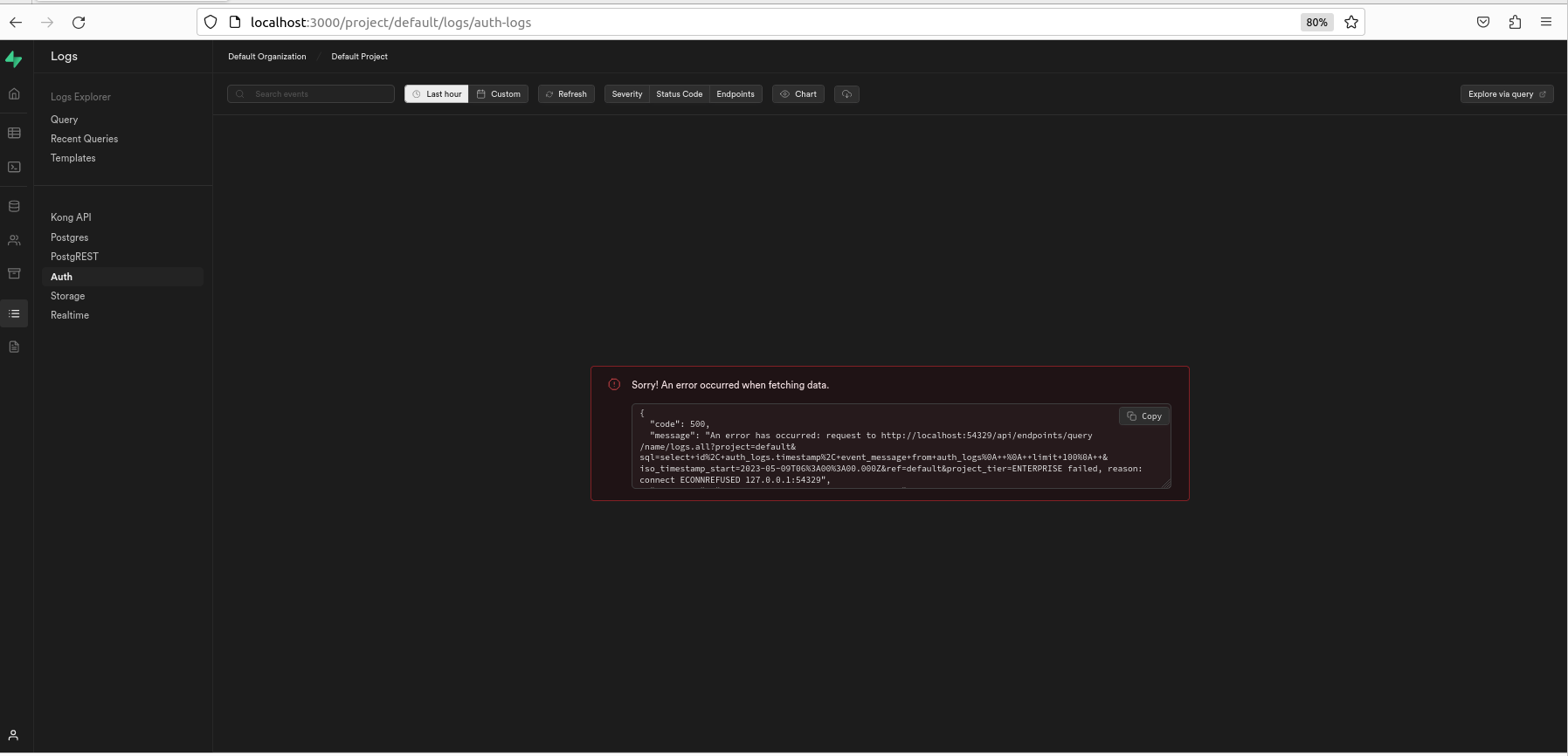 Errors when I follow the self hosting Tutorial using Docker-compose · Issue #14222 · supabase ...