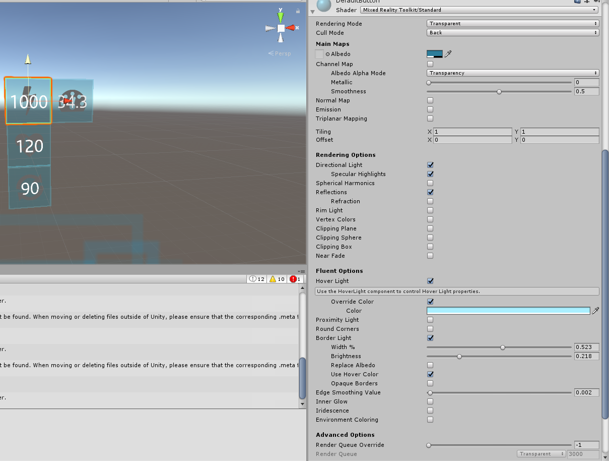 Add a 0-1.0 Transparency to MRTK Standard Shader for ease of use. · Issue #2969 · microsoft ...