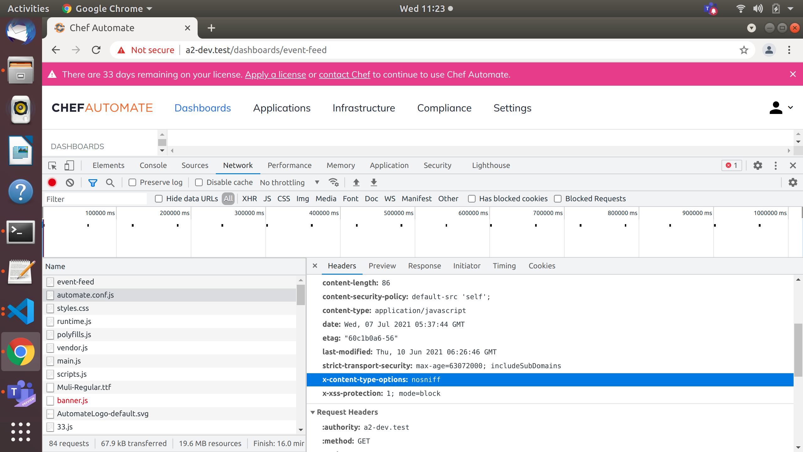 Missing Or Insecure X Content Type Options Header · Issue 4857 · Chefautomate · Github 9205