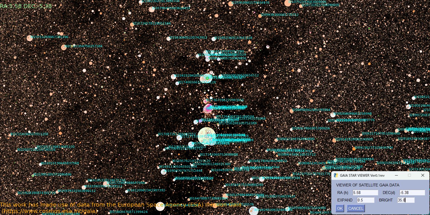 GitHub - JPZEBRA/gaia-view: simple viewer of the data from satellite gaia
