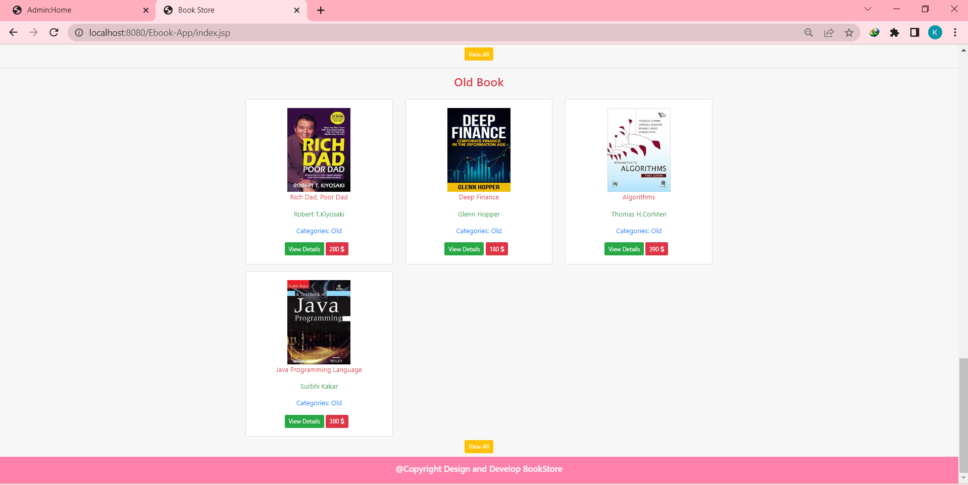 GitHub - VoThiKimTrang06101997/BookStore_Servlet