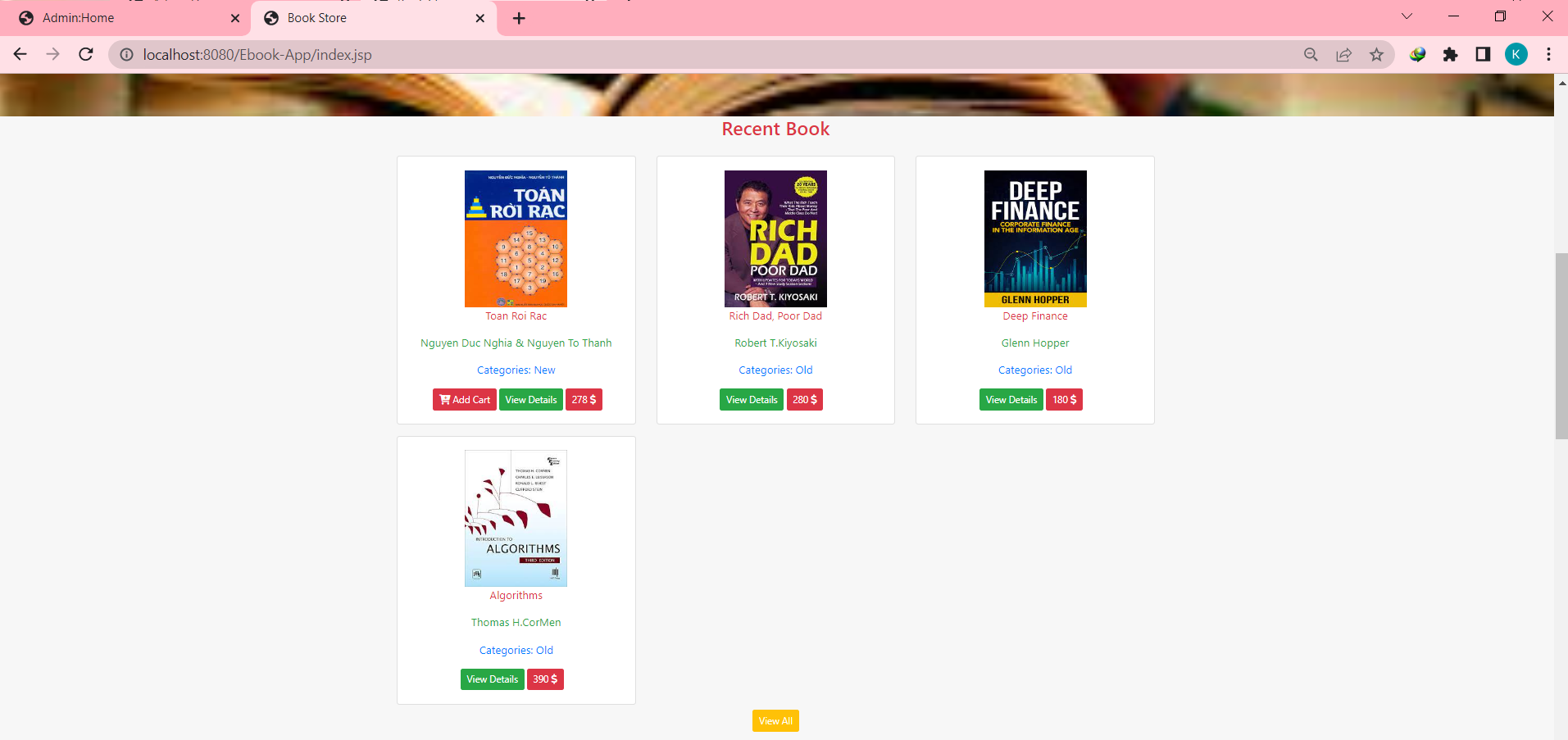 GitHub - VoThiKimTrang06101997/BookStore_Servlet