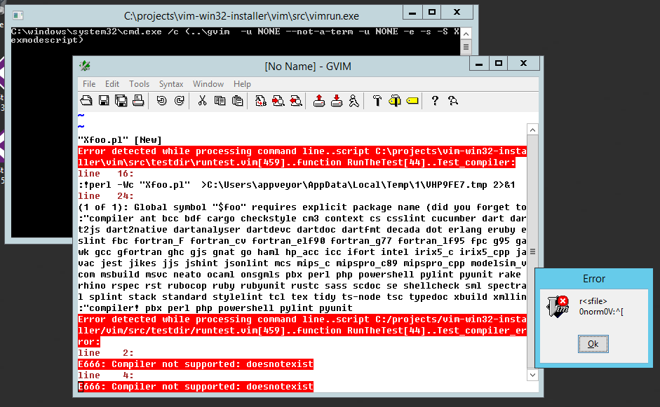x86 binary release sometimes fails · Issue #262 · vim/vim-win32-installer · GitHub