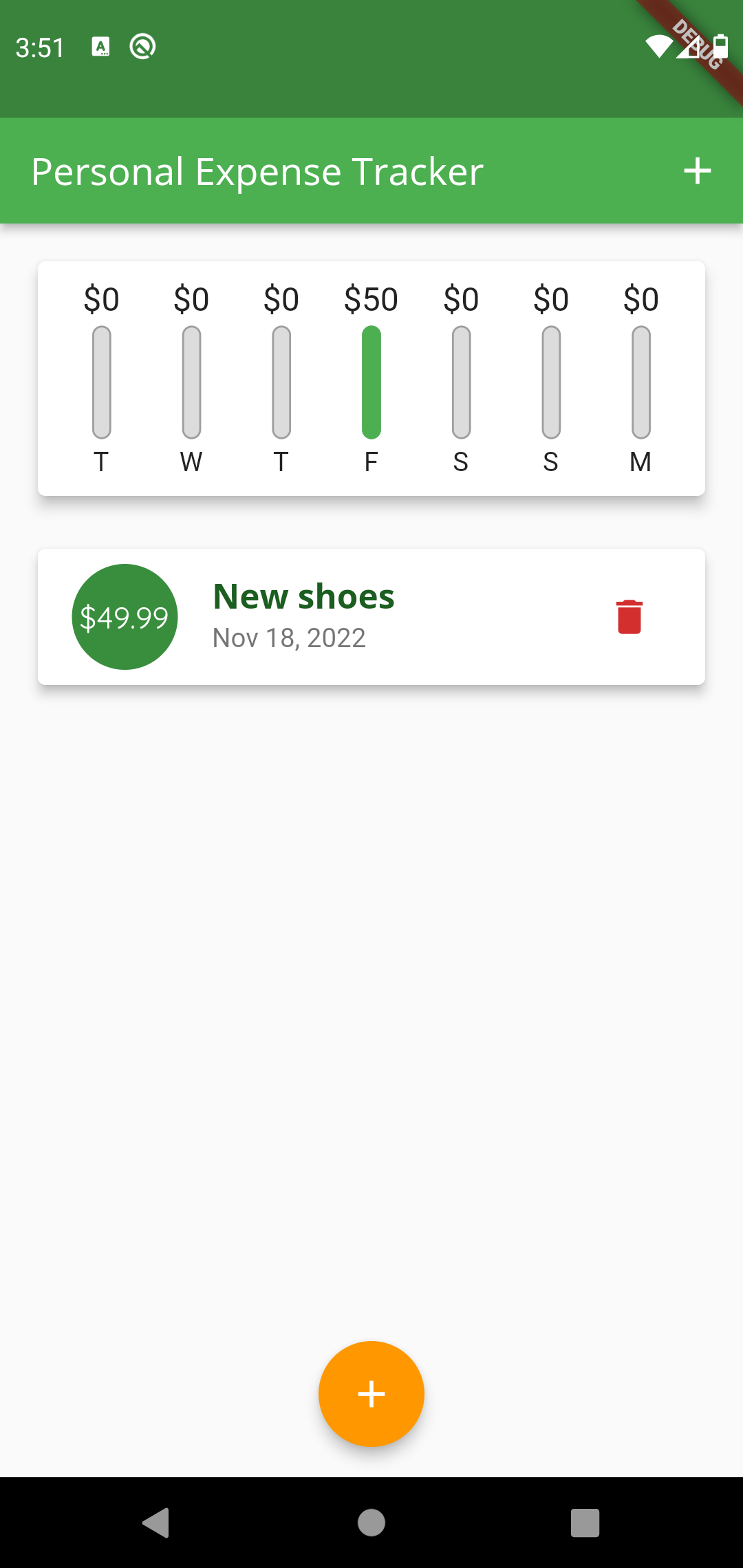 GitHub - thegera4/personal_expense_tracker_app: Personal expenses tracker app