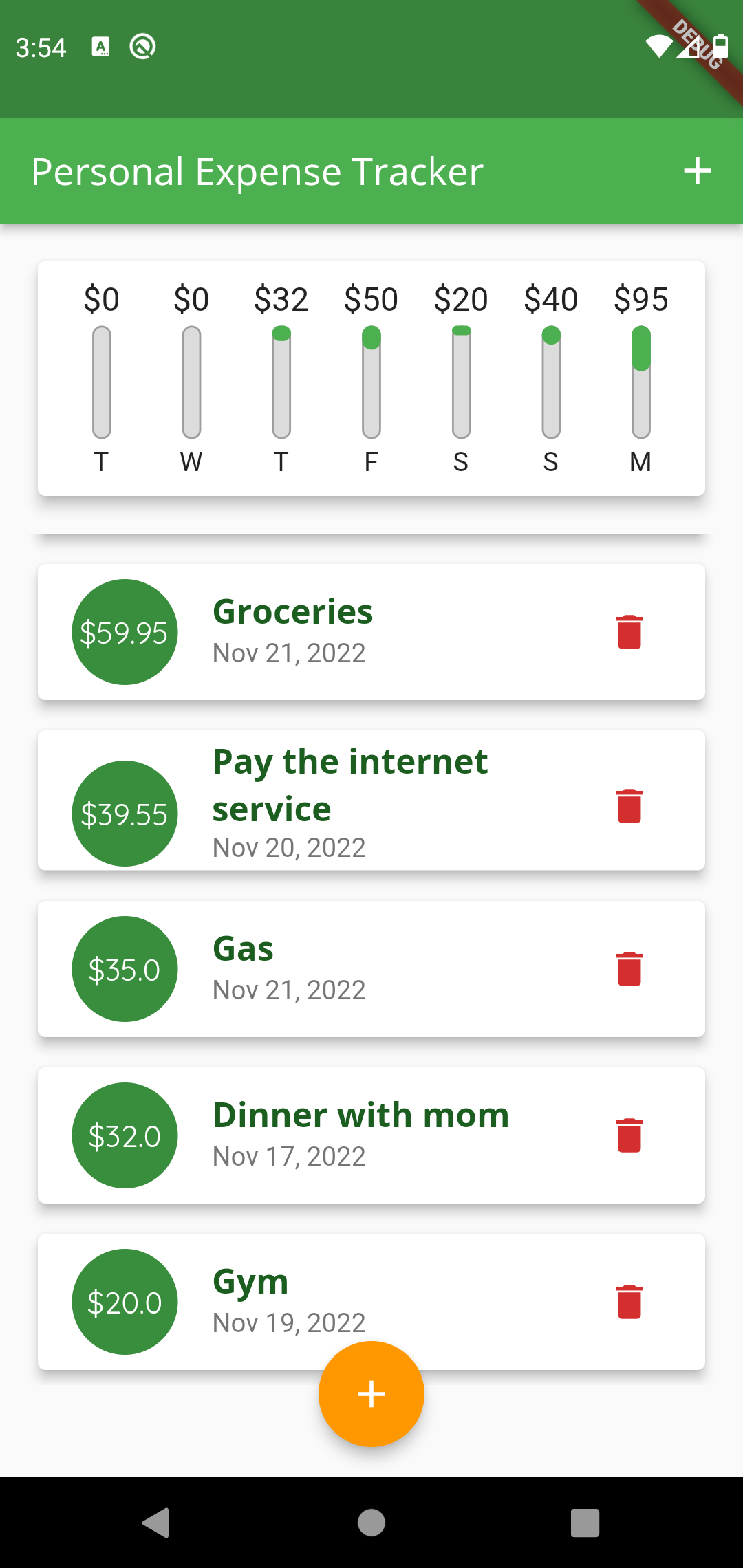 GitHub - thegera4/personal_expense_tracker_app: Personal expenses tracker app