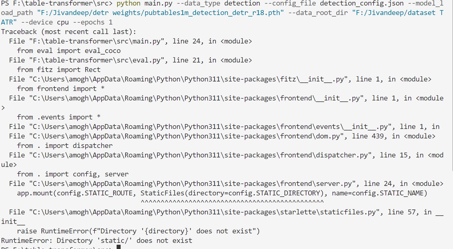 Fine Tuning Tutorial · Issue 72 · Microsoft Table Transformer · Github