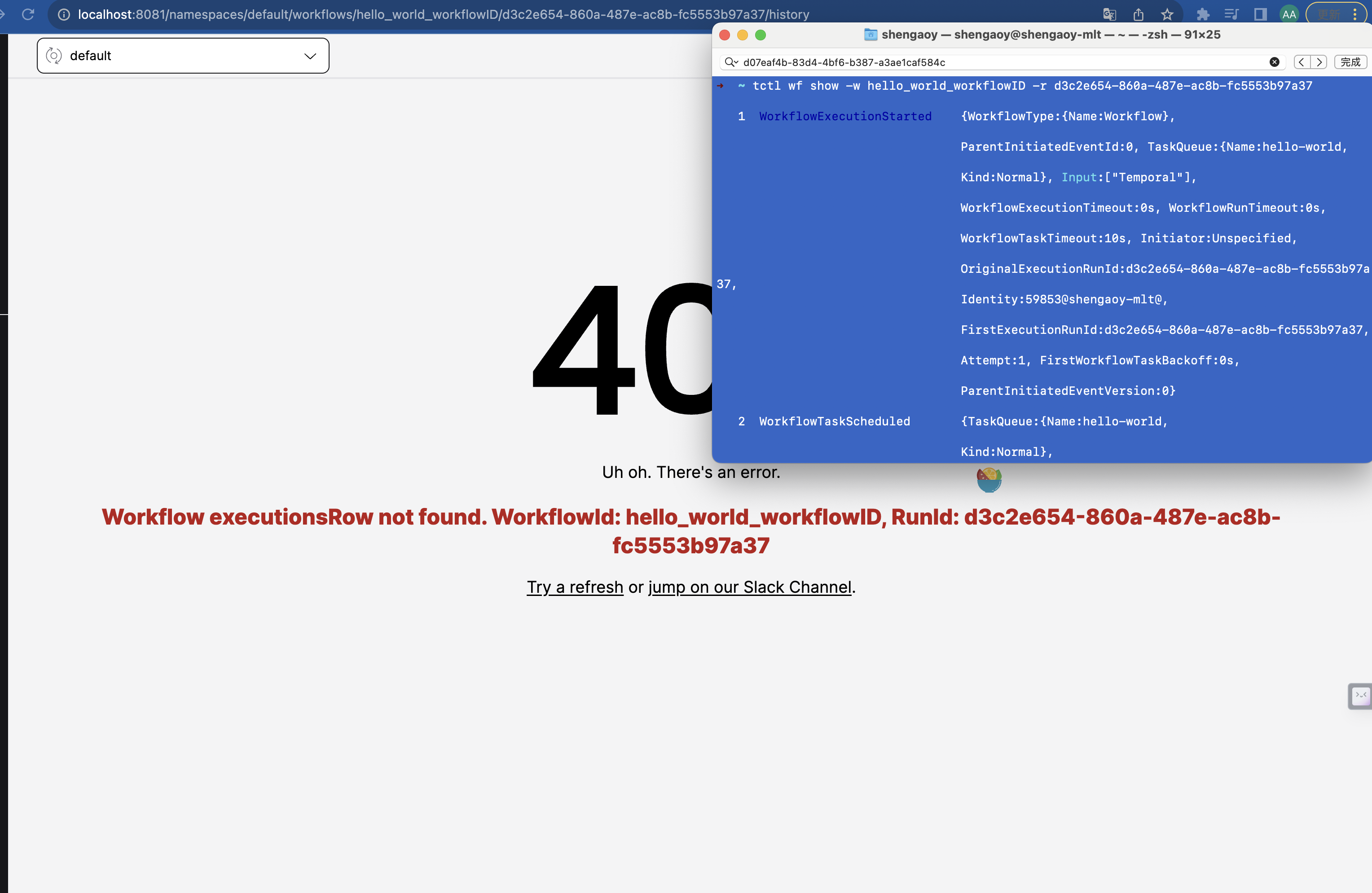 Can't display archived workflows which have past the retention · Issue #5022 · temporalio ...