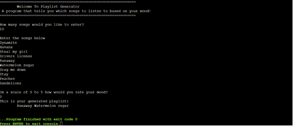 GitHub - Deeksha1502/SongGenerator: A C program that creates a playlist ...