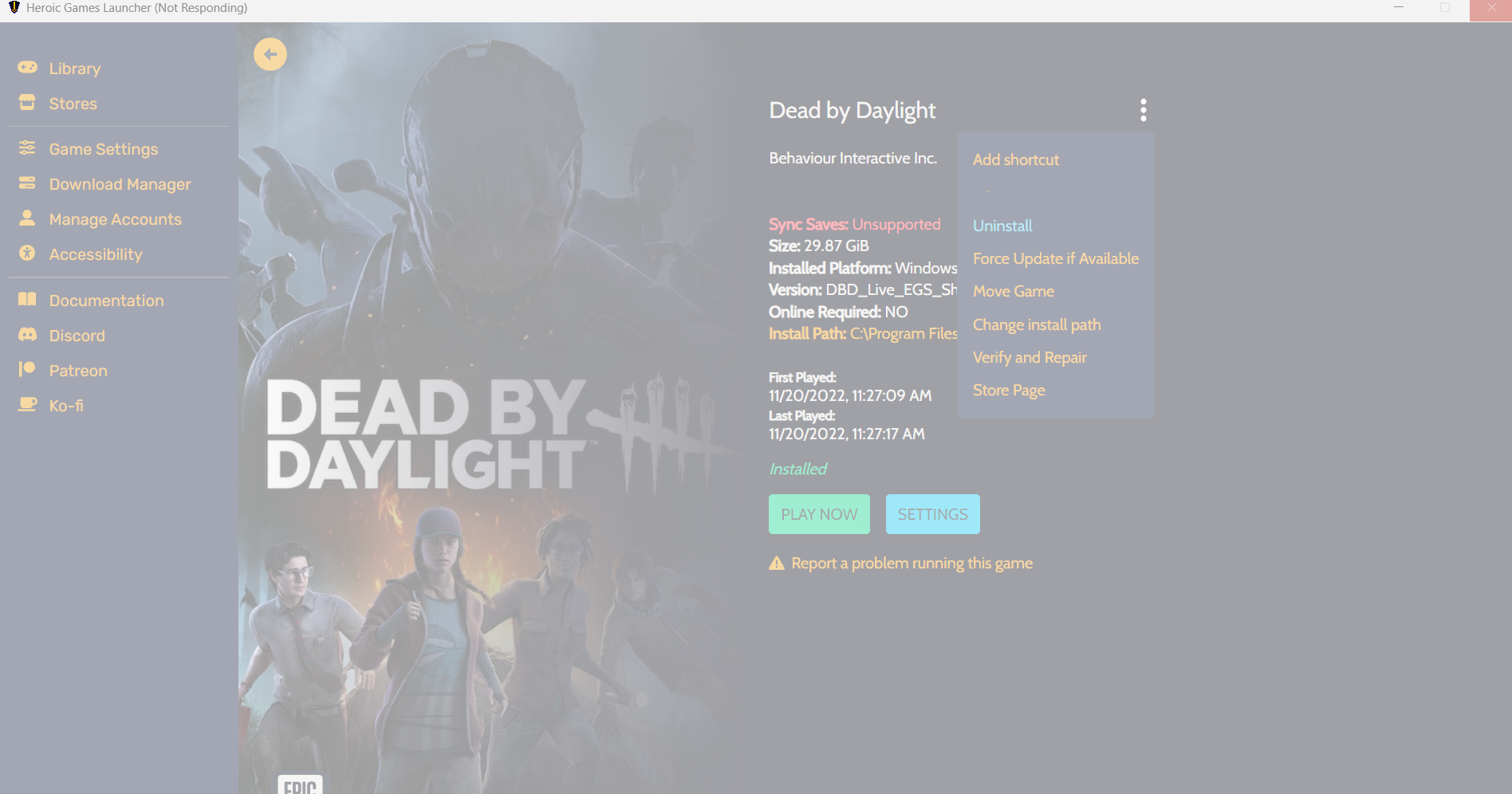Launcher crashes when trying to add game to steam · Issue #2034 ...