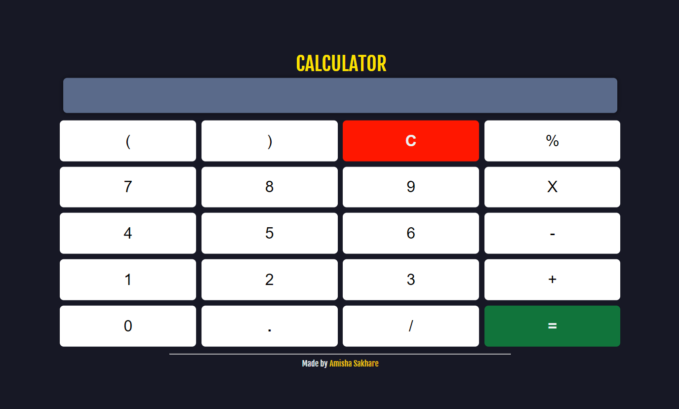 GitHub - amisha004/Calculator