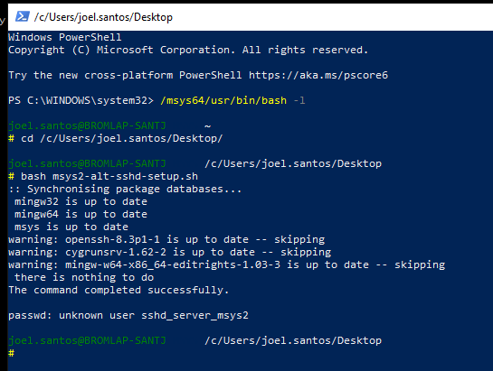 support domains · Issue #2 · rkitover/windows-alt-sshd-msys2 · GitHub