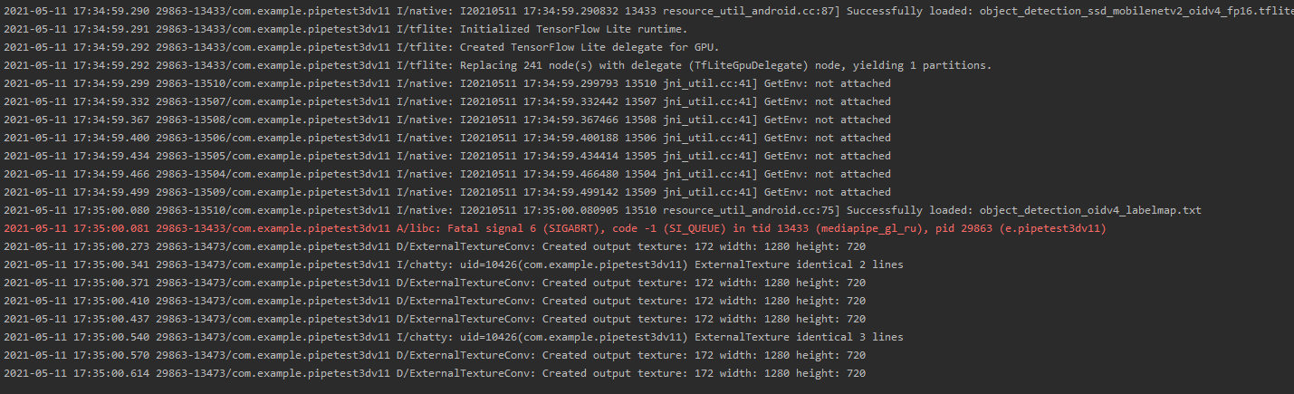 Objectron Crashing · Issue #2017 · google-ai-edge/mediapipe · GitHub