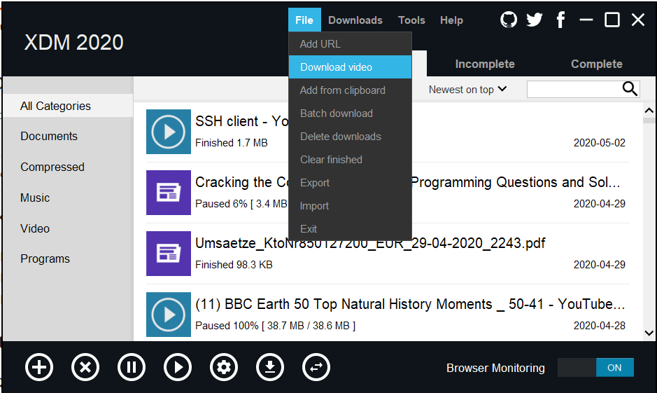 Cannot download YouTube video · Issue #150 · subhra74/xdm · GitHub