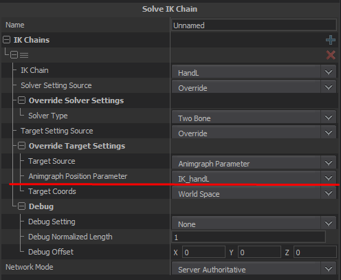Add Rotation input to "Solve IK Chain" -> Override -> Animgraph Parameter(s) · Issue #1594 ...