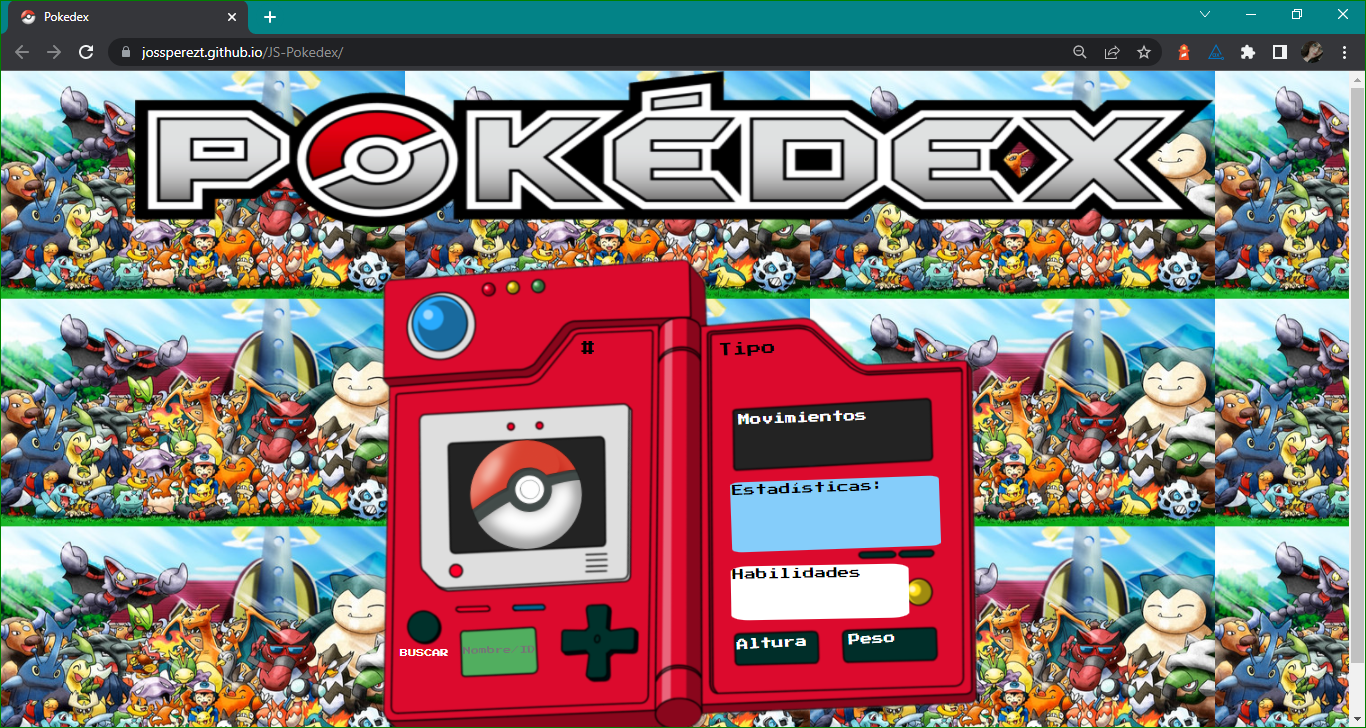 GitHub - JossPerezT/JS-Pokedex: Aquí se encuentra el repositorio de la ...