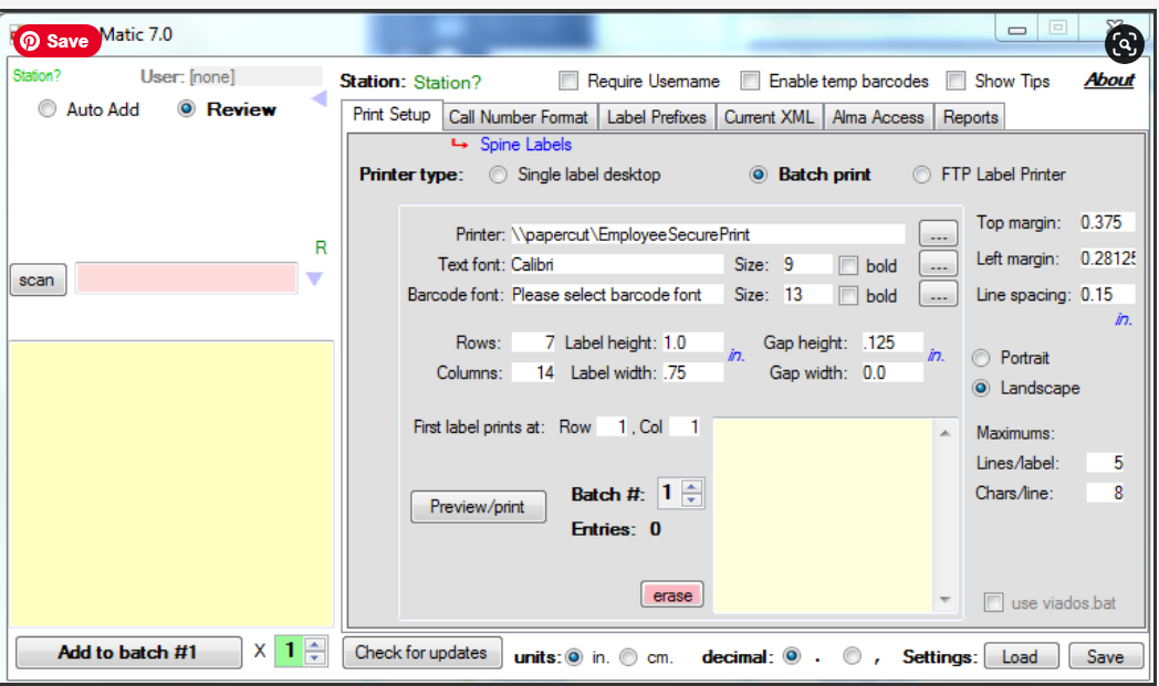 Label Prefix / Top Margin · Issue #43 · ExLibrisGroup/spineomatic-cloudapp · GitHub