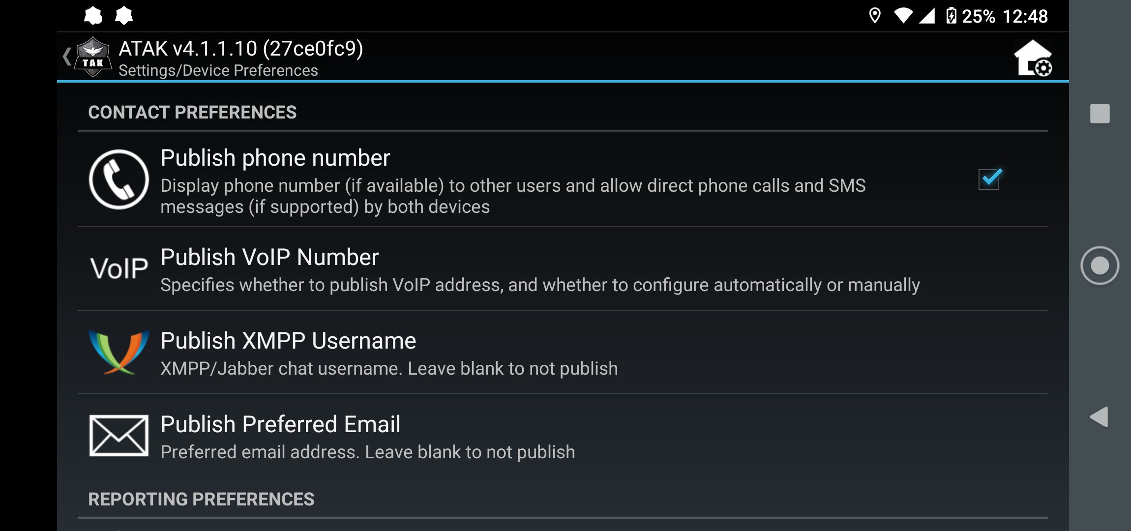 Enabling email address or VoIP contact info causes Data Reception Timeout when connecting ...