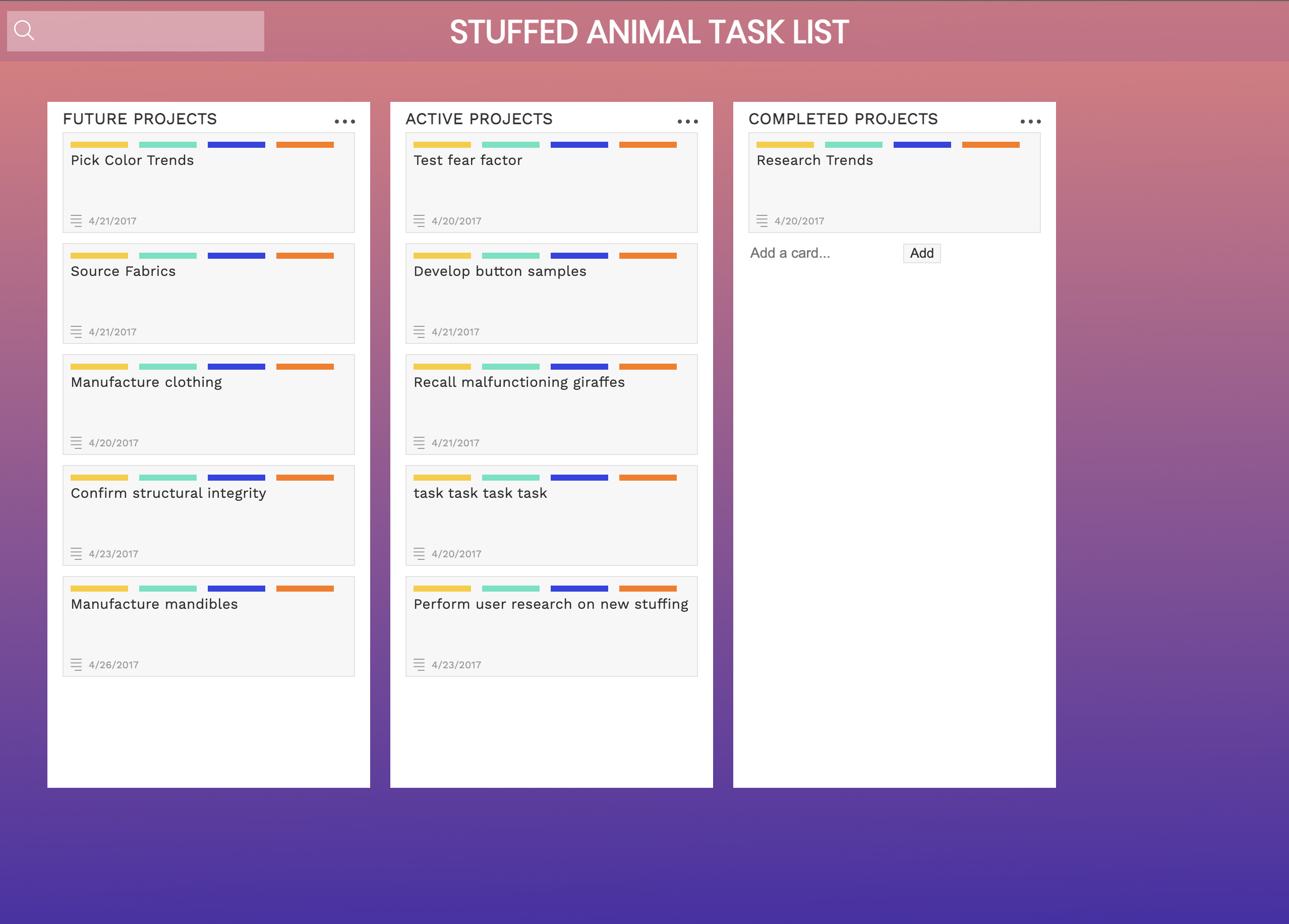 GitHub - classonjess/task-board