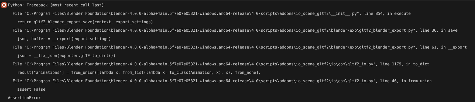 Error when exporting NLA tracks with same name · Issue #1951 · KhronosGroup/glTF-Blender-IO · GitHub