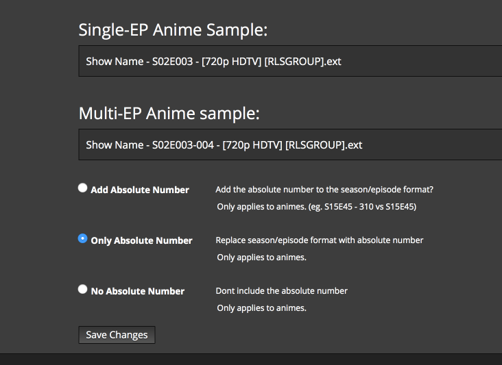 Absolute number now append to season number · Issue #4402 · pymedusa ...