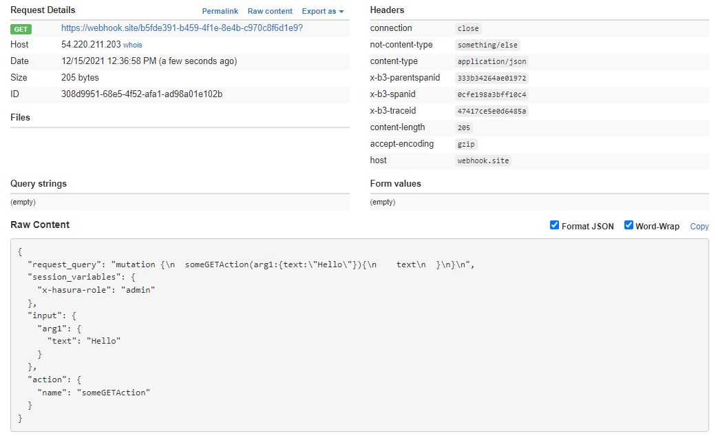 Action Transforms: GET sends POST body and Content-Type header · Issue #7937 · hasura/graphql ...