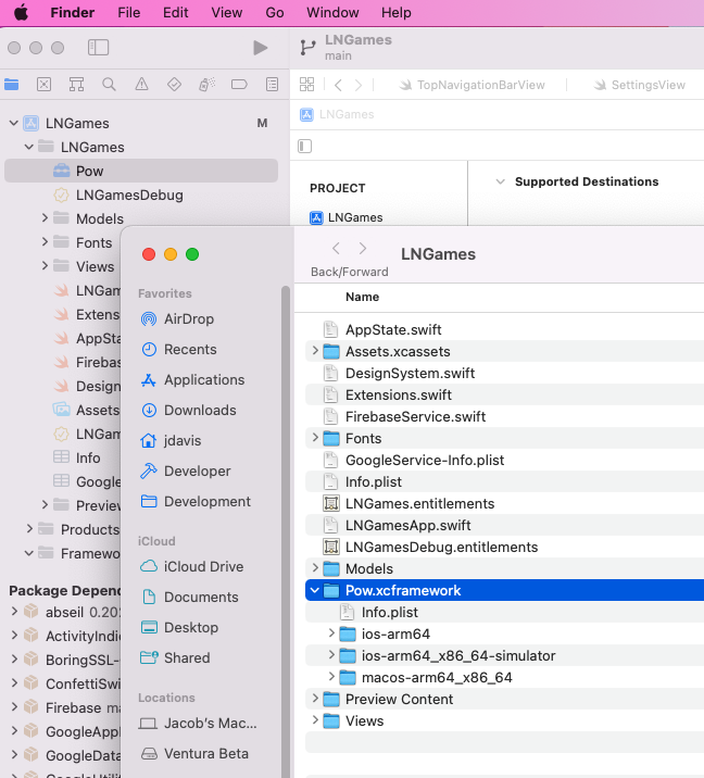 > Building for iOS Simulator, but linking in dylib built for iOS · Issue #9 · EmergeTools/Pow ...