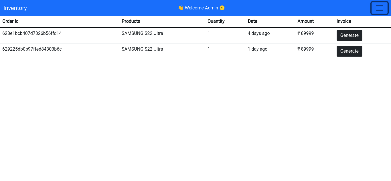 GitHub - vaibhavmde/capstone-Inventory: Inventry app to manage your inventry and bills
