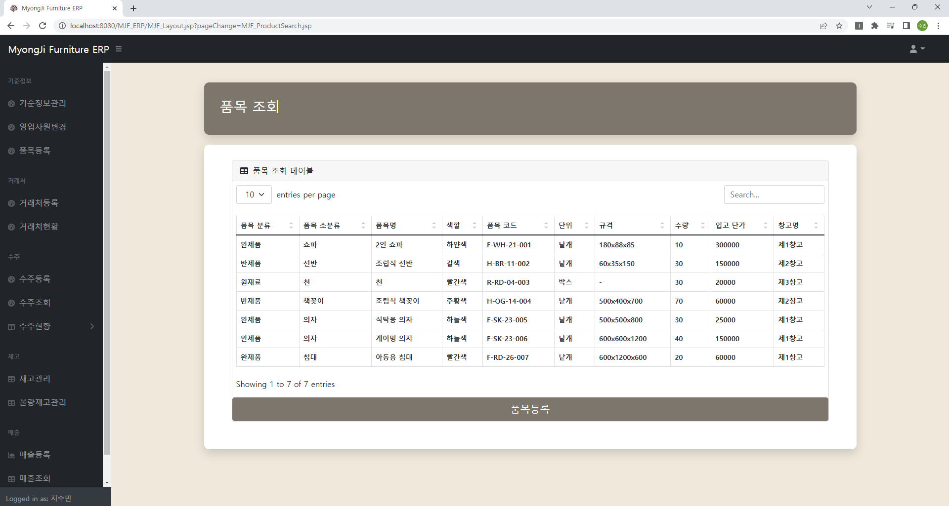 GitHub - Chisoomin/MJF_ERP