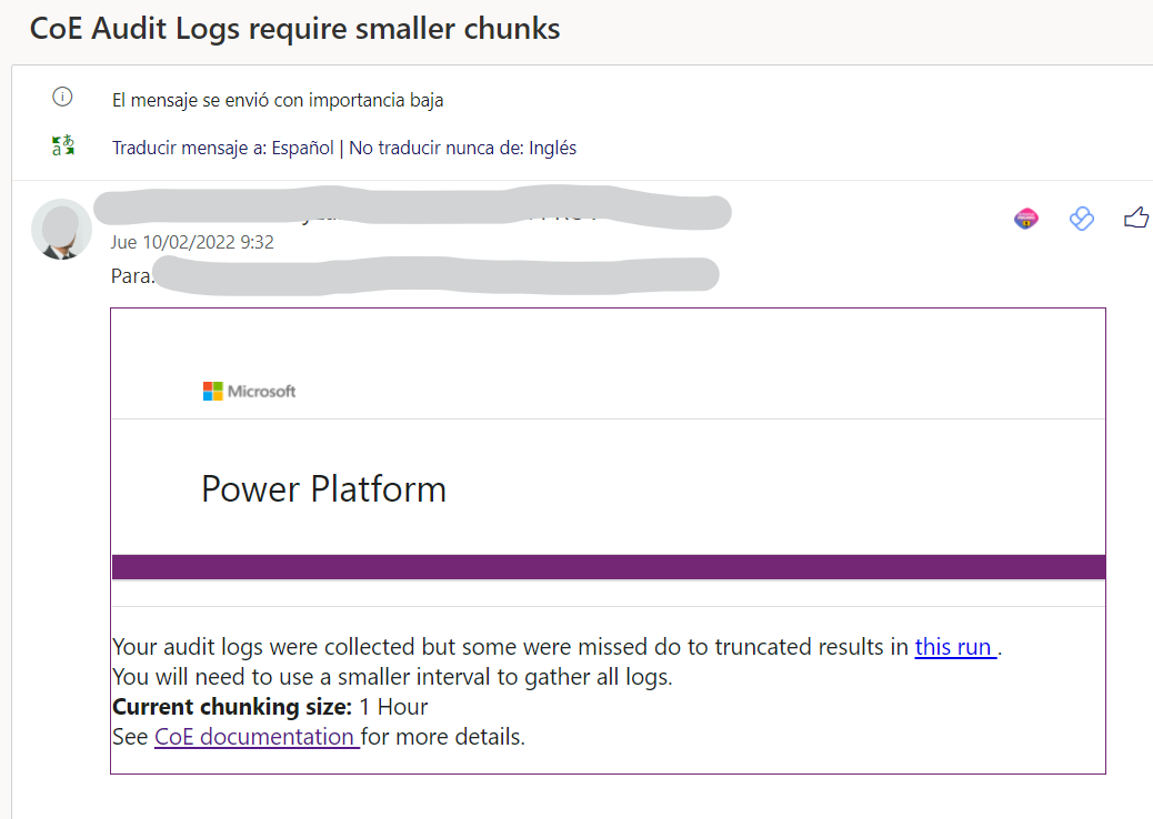 [CoE Starter Kit - BUG] CoE Audit Log require smaller chunks · Issue #2025 · microsoft/coe ...