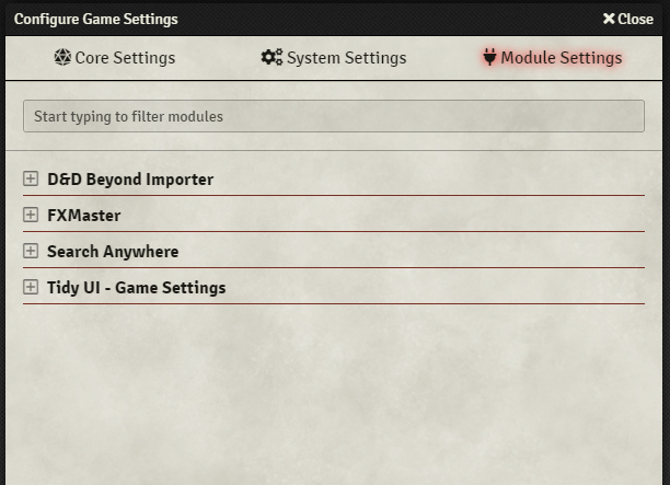Simple Calendar not showing up in Configure Settings [BUG] · Issue #157 · vigoren/foundryvtt ...