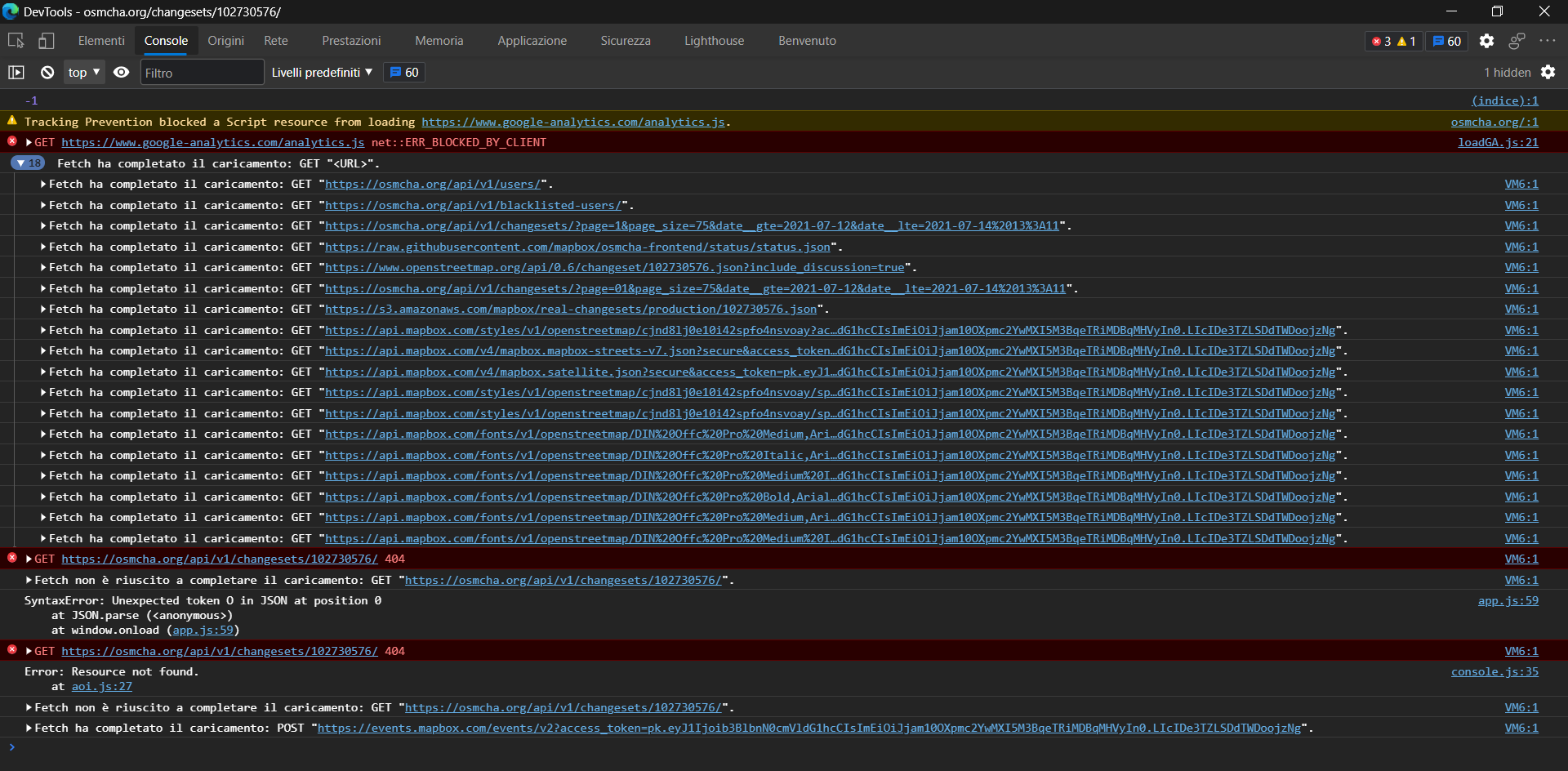Error loading changeset "Resource not found", API returns 404 · Issue #569 · OSMCha/osmcha ...