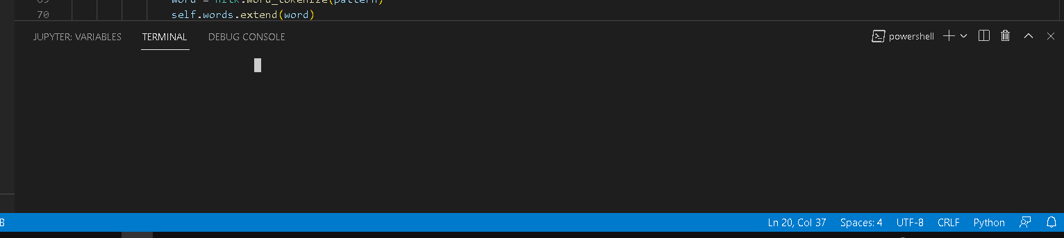 Terminal bugged when cleared. · Issue #132161 · microsoft/vscode · GitHub
