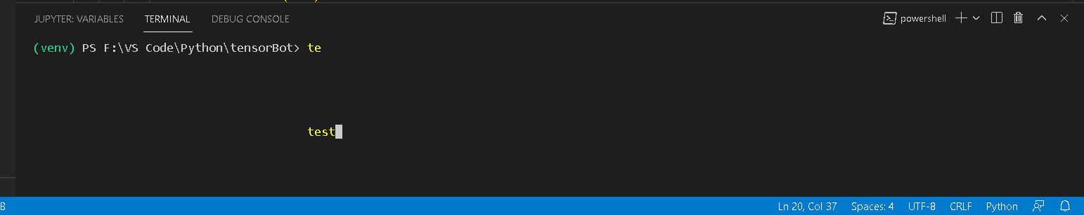 Terminal bugged when cleared. · Issue #132161 · microsoft/vscode · GitHub