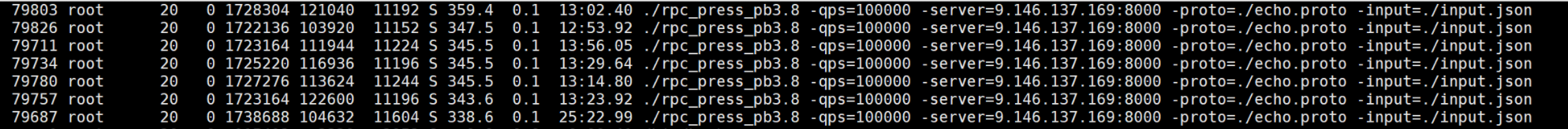 bRPC 在不同的PB版本，比如PB 2.5 和PB 3.8 性能表现 · Issue #1540 · apache/brpc · GitHub