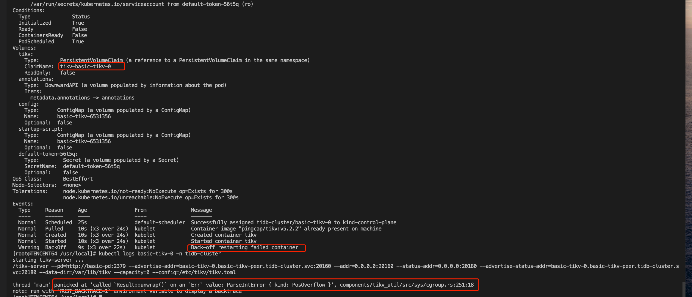 Cgroup Code Parses Memorylimitinbytes Fail · Issue 11353 · Tikvtikv · Github